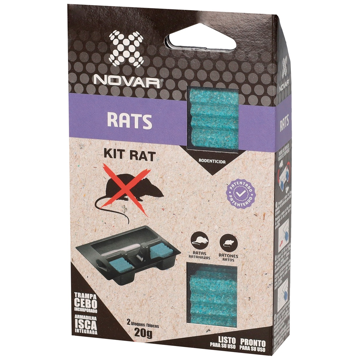 Kit rat trap with bait | Garsaco